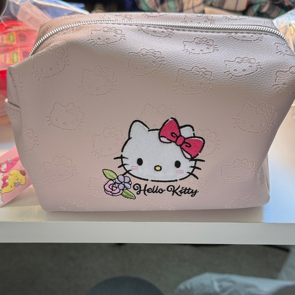 Bags | Hello Kitty Pink Cosmetic Bag | Poshmark